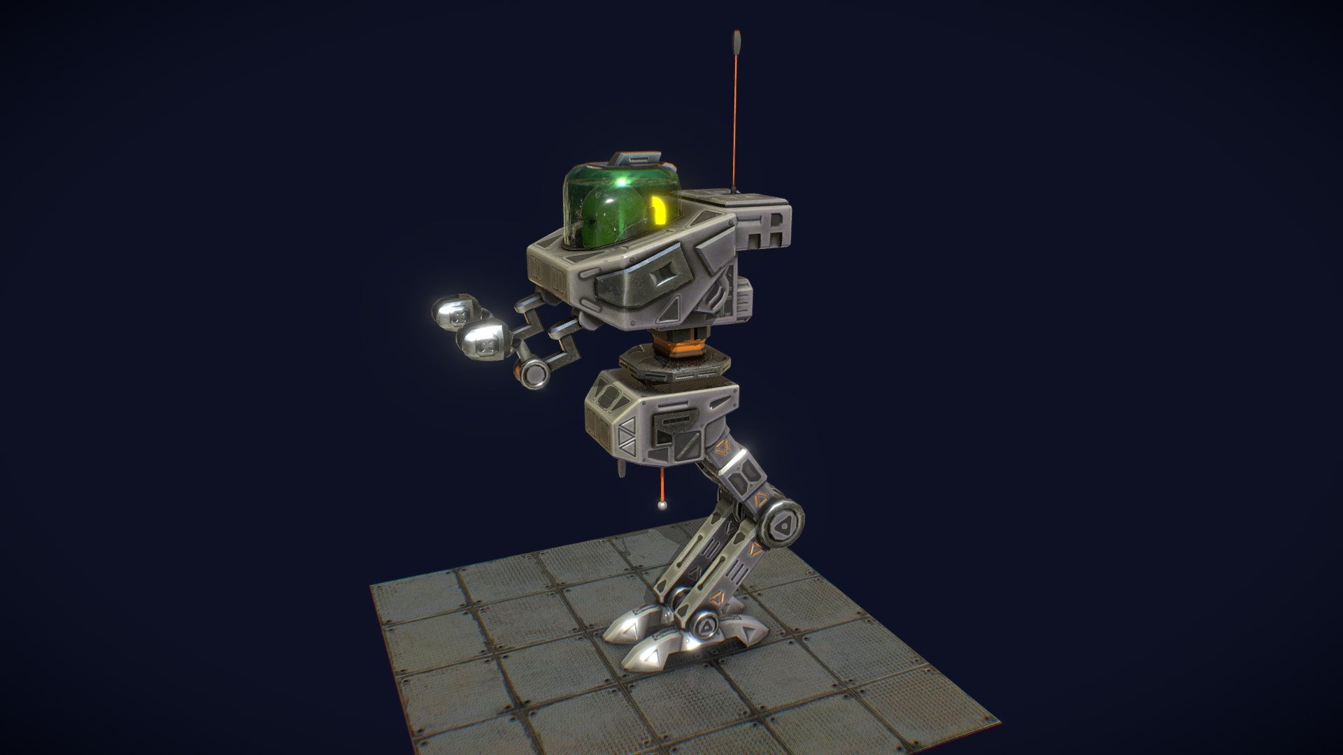Mecha Alien Robot 27 - Buy Royalty Free 3D model by Chirag ...