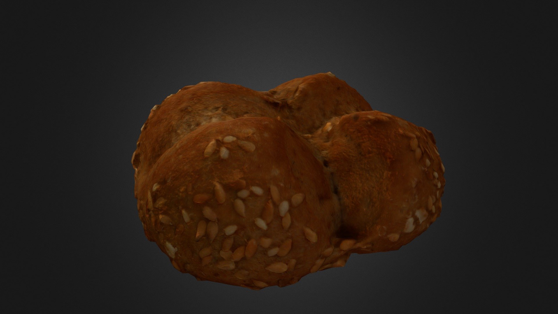 Bread Assets - Small Crispy Bread - Kaiserka -01 - Buy Royalty Free 3D ...