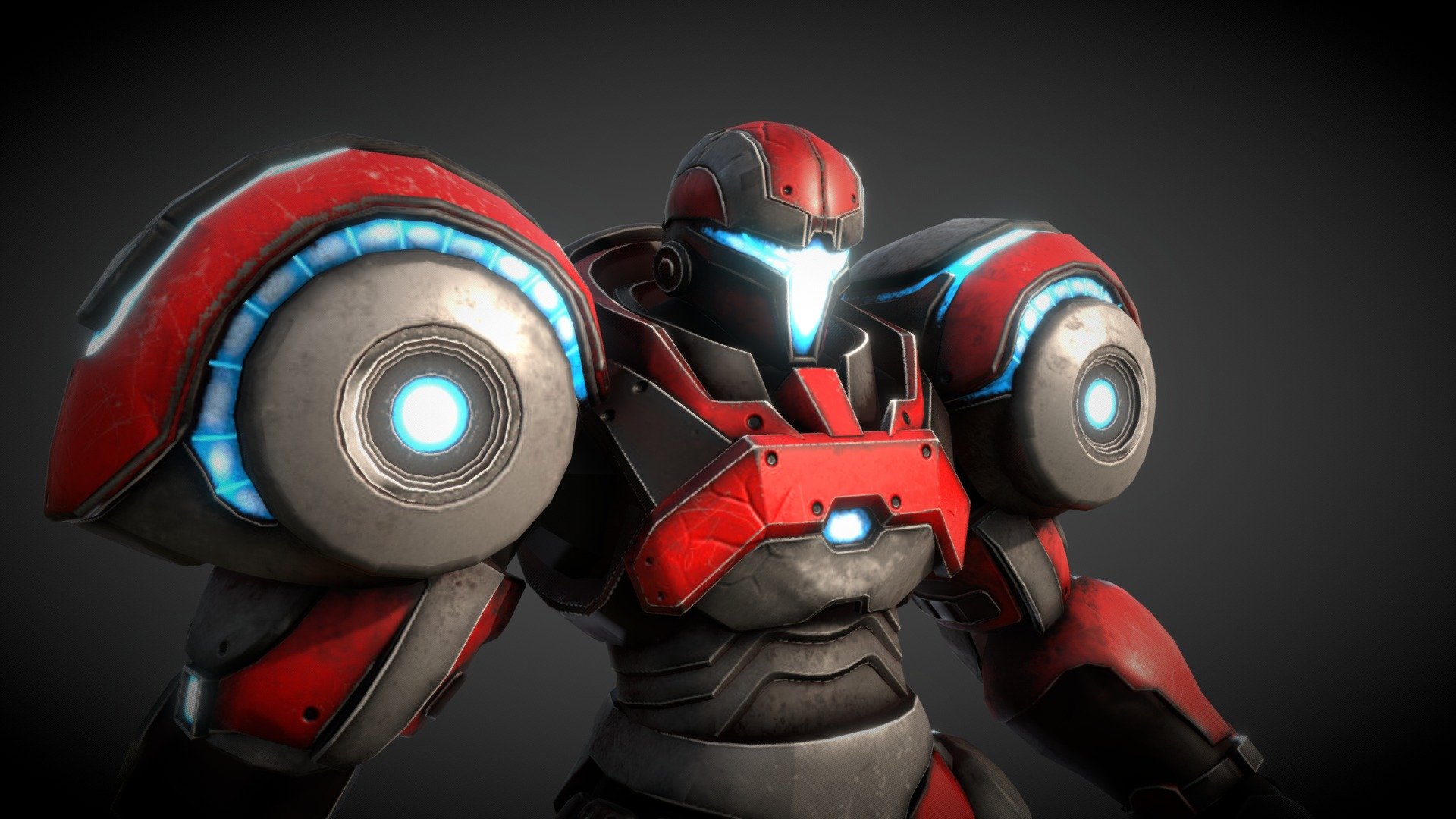 Metroid Inspired Marine - 3D model by Gonzalo Sepúlveda (@LordMcCloud ...