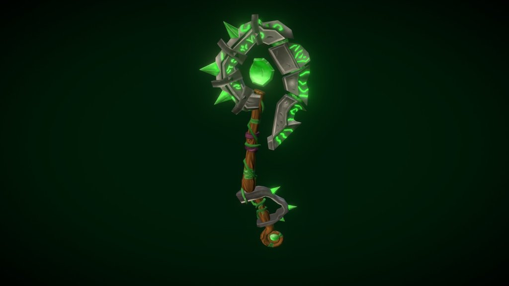 WOW stylized axe - 3D model by jarivanhauwaert [97cb147] - Sketchfab