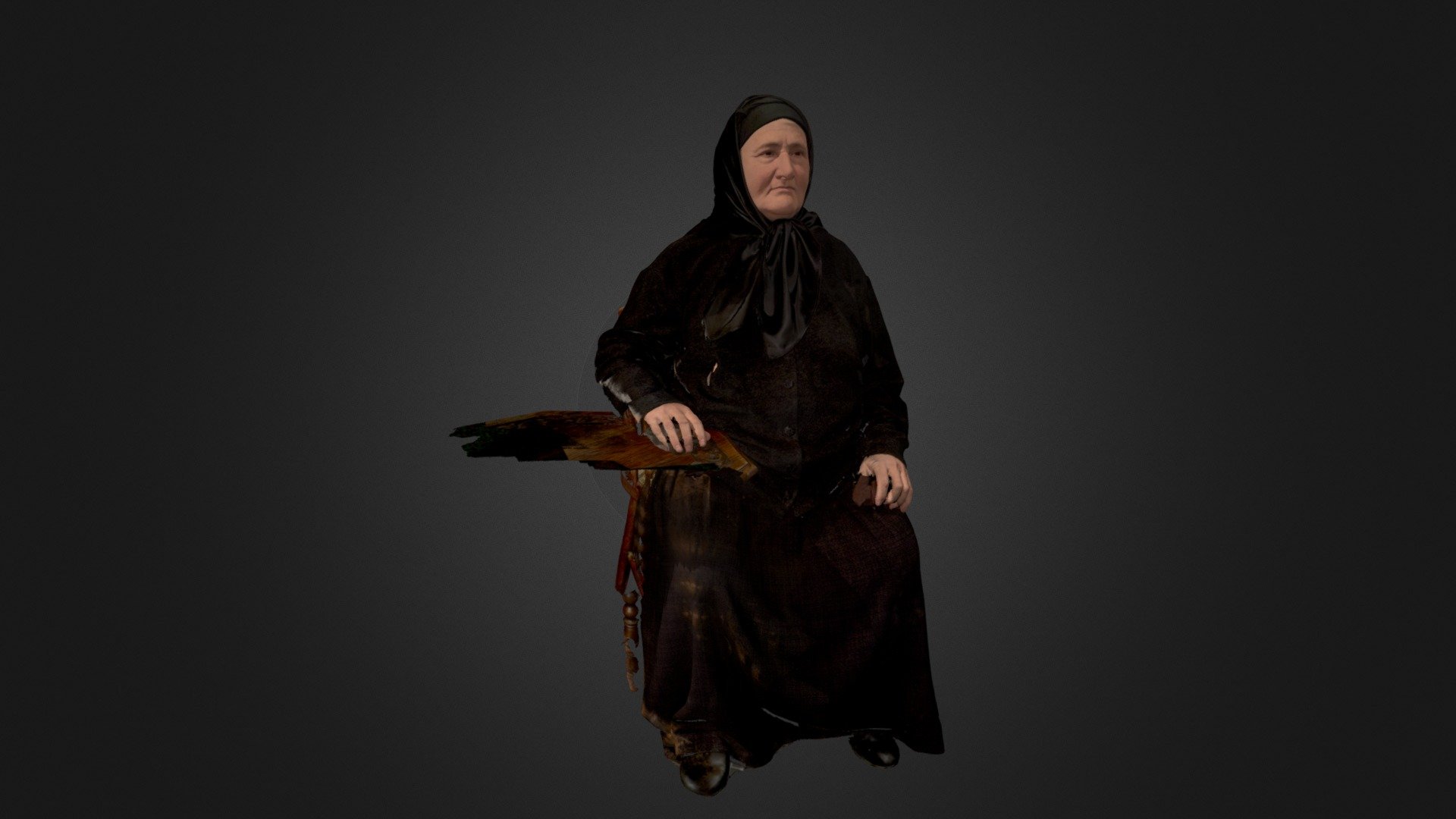 Baba Tonka Wax Figure (Raw scan) - 3D model by Tornado_Studios [97cb8ba ...