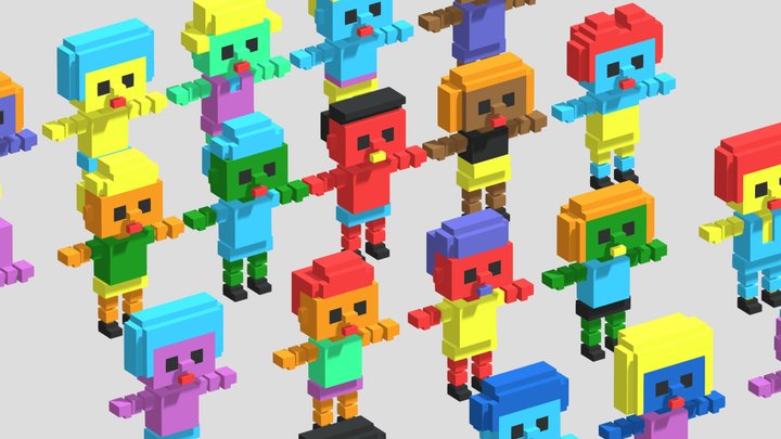 Magicavoxel-voxel 3D models - Sketchfab