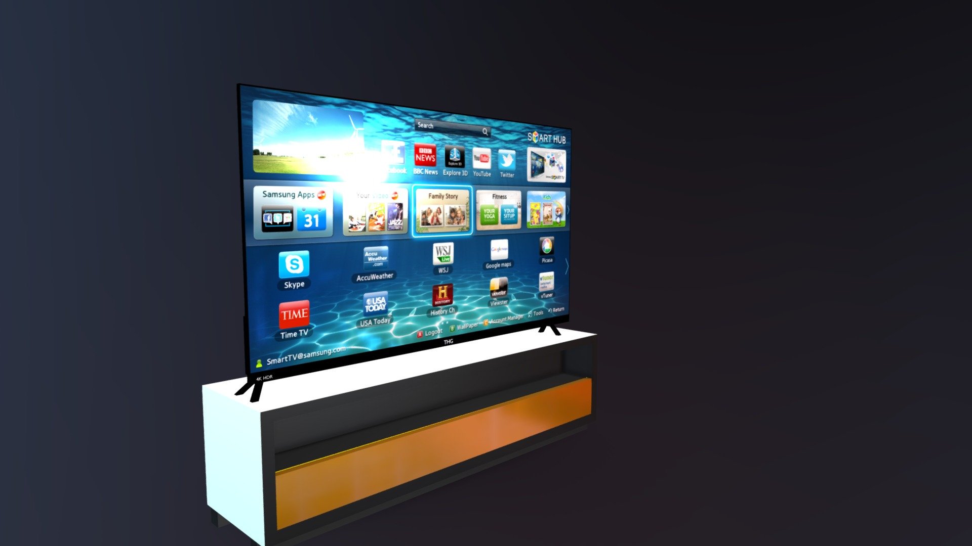 smarttv - 3D model by Orbit3d (@revor21) [97ccc82] - Sketchfab