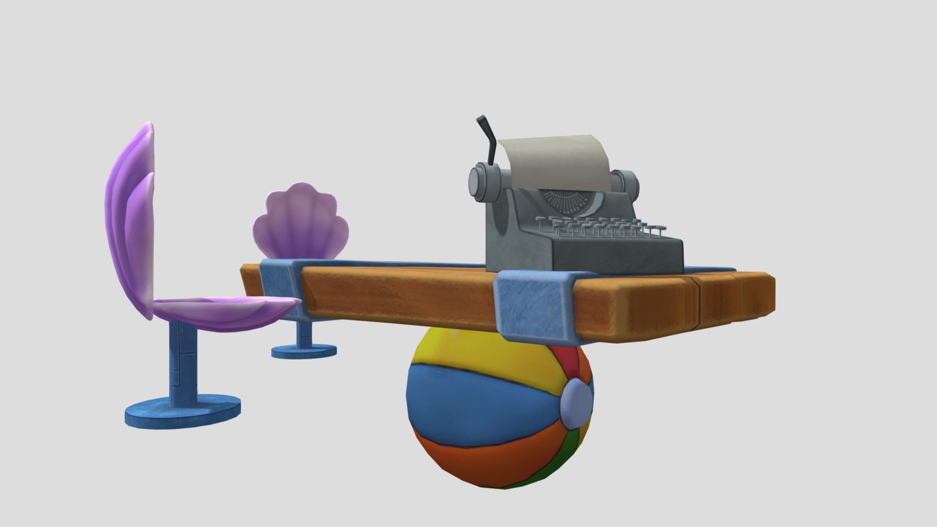 Bfbbr-Dinner Table - Download Free 3D model by Sajin Mickey Firey fan ...