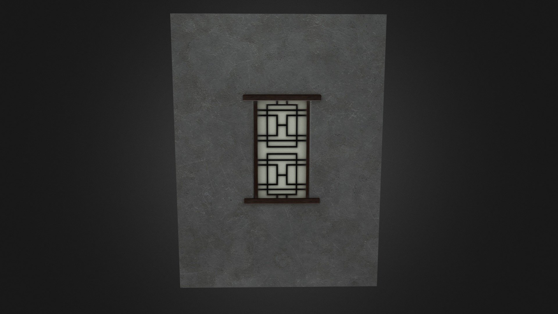 Wall&Window - 3D model by inessaba [97d0f6a] - Sketchfab