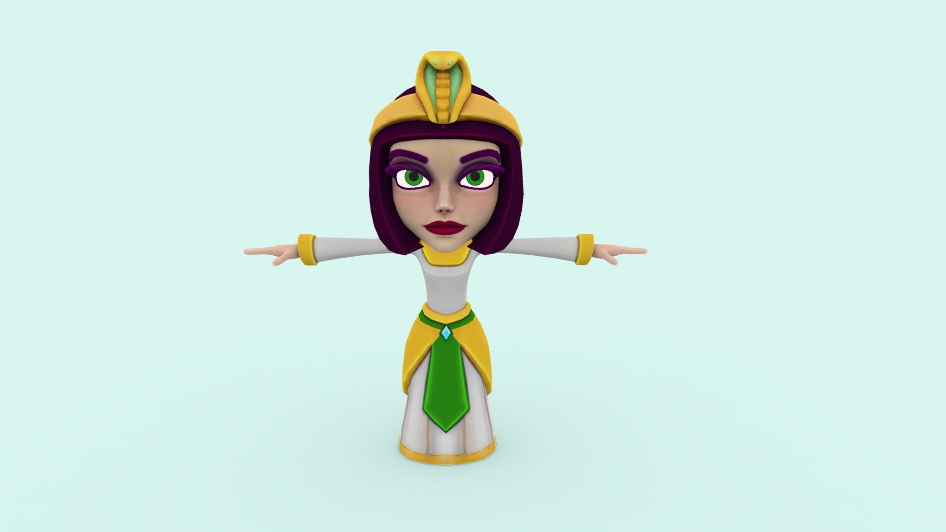 Cleopatra Game ready - 3D model by Pixel Ninja (@demonoider) [97d19d6 ...