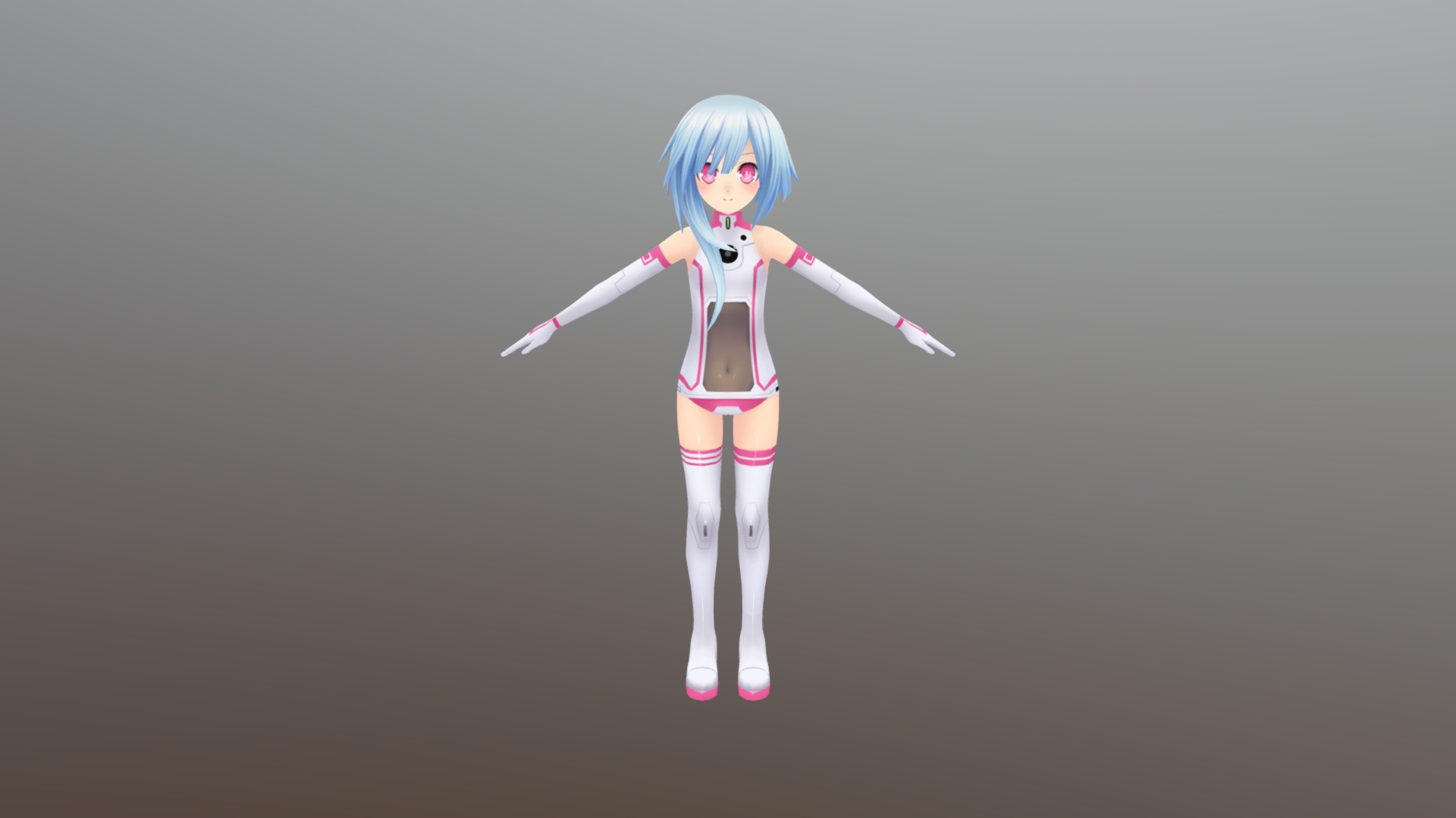 Hyperdimension Neptunia - White Sister Rom - 3D model by ultracoolboy ...