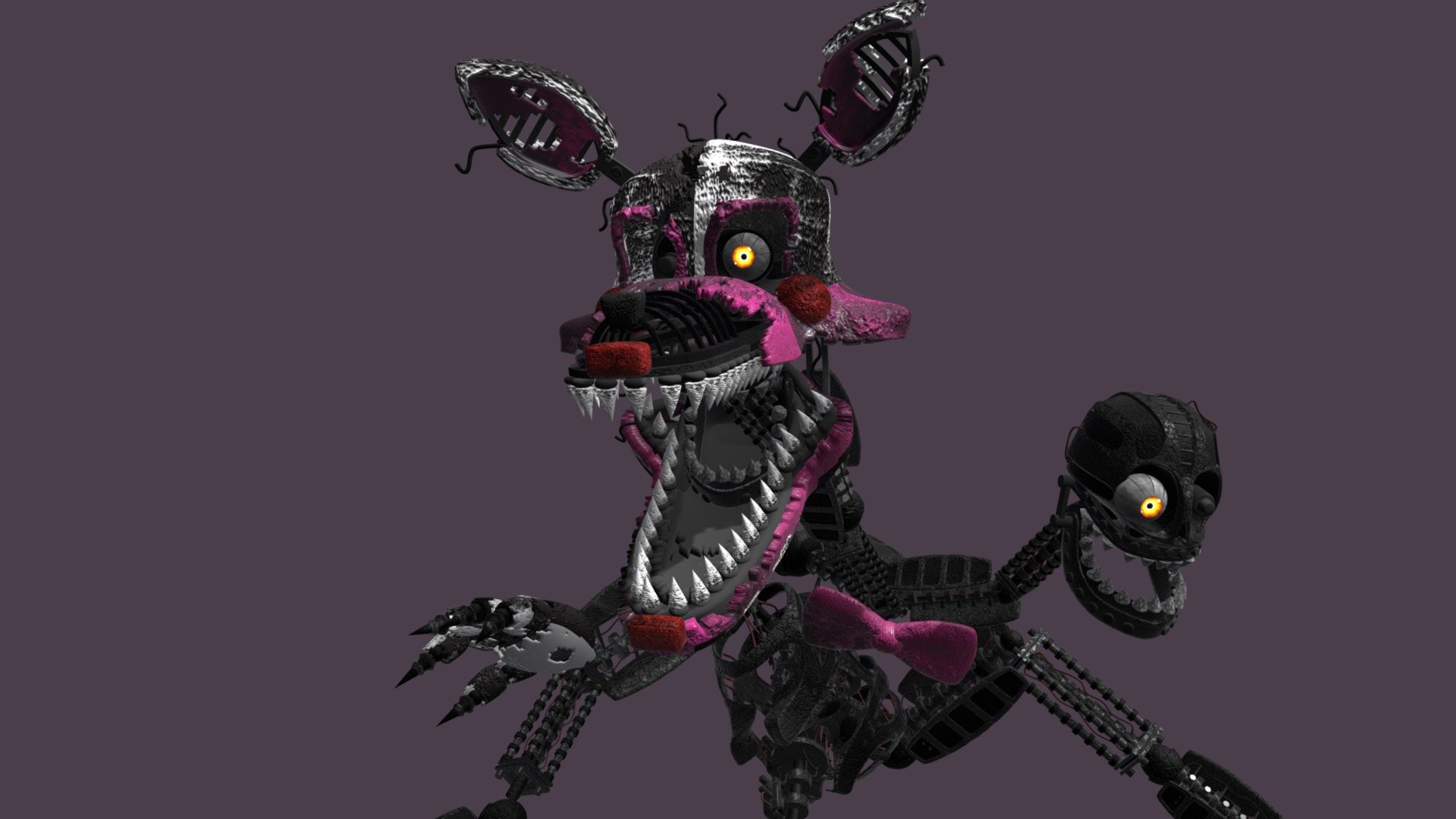 Nightmare-mangle - Download Free 3D model by 🩸Bloodmc🩸 (@Fazbearcool ...