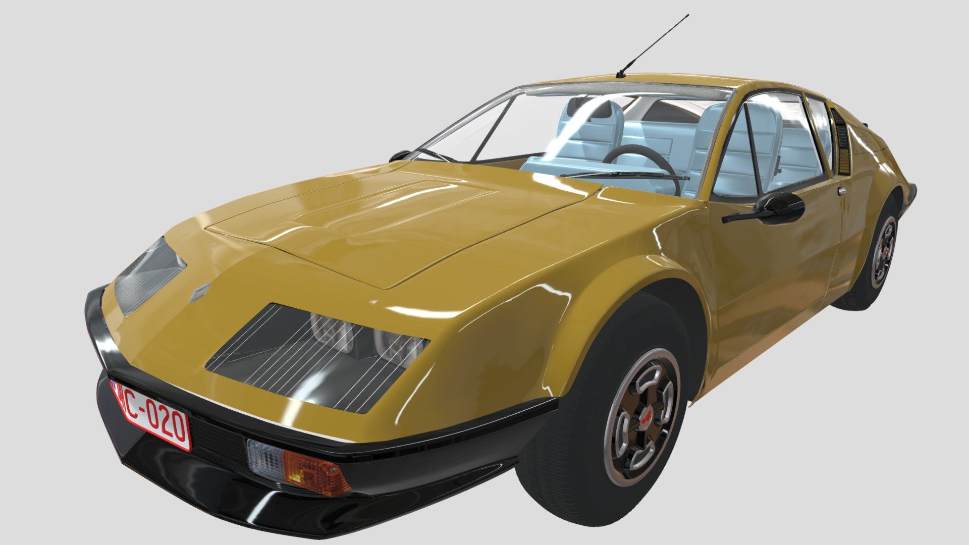 Renault Alpine A310 - Download Free 3D model by boitaloran [97d7336 ...