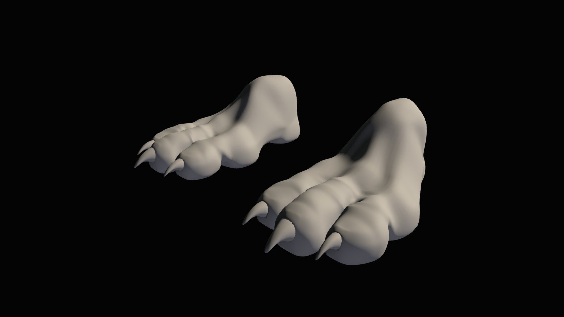 3 fingers paws - 3D model by Firespury (T. ingame) (@Firespury.T.ingame ...