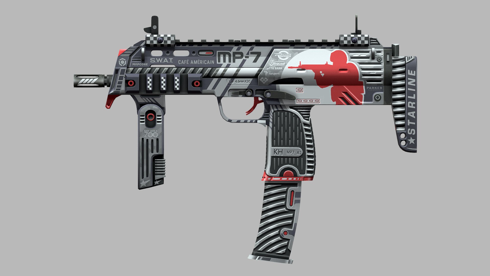 MP7 | SpeedRun (v2) - 3D model by cursorYX [97d7e9a] - Sketchfab