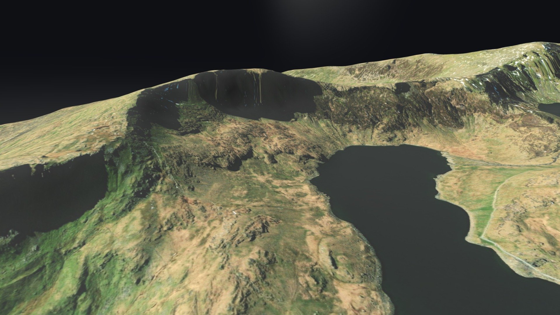 Grib Coch, Snowdonia, Caernarfon, Wales - Download Free 3D model by ...