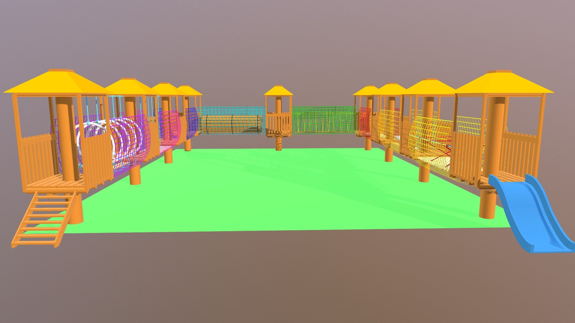 Rope Park - Version 1 (Update) - 3D model by irynaeksaeva ...