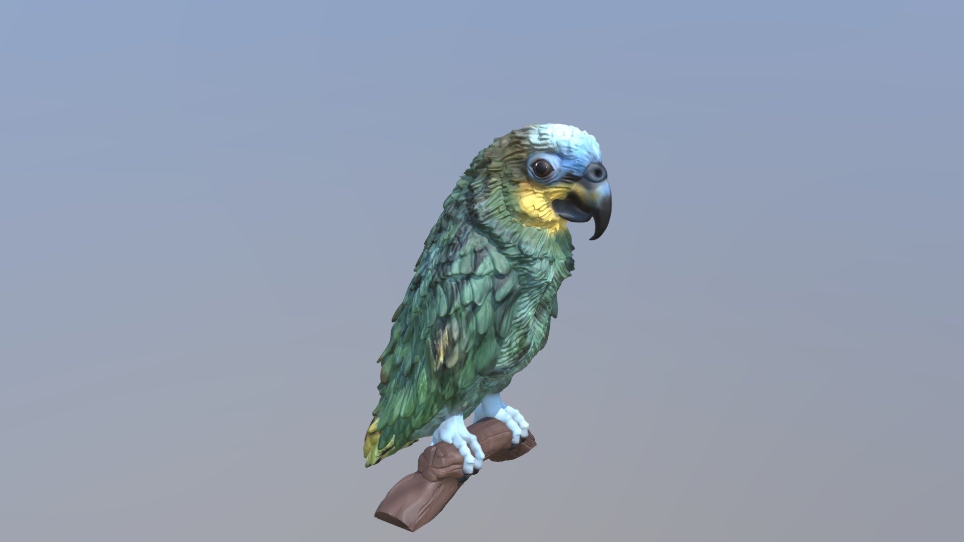 Honey Parrot - 3D model by Arty Lobster - Pet Sculptures Made Simple ...