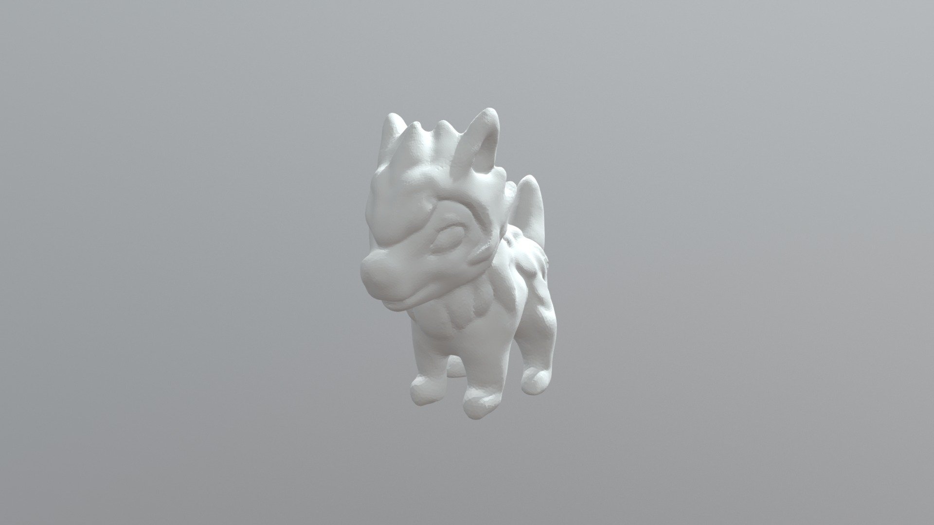 Day 27 - Fluffy - 3D model by luceve [97de79c] - Sketchfab