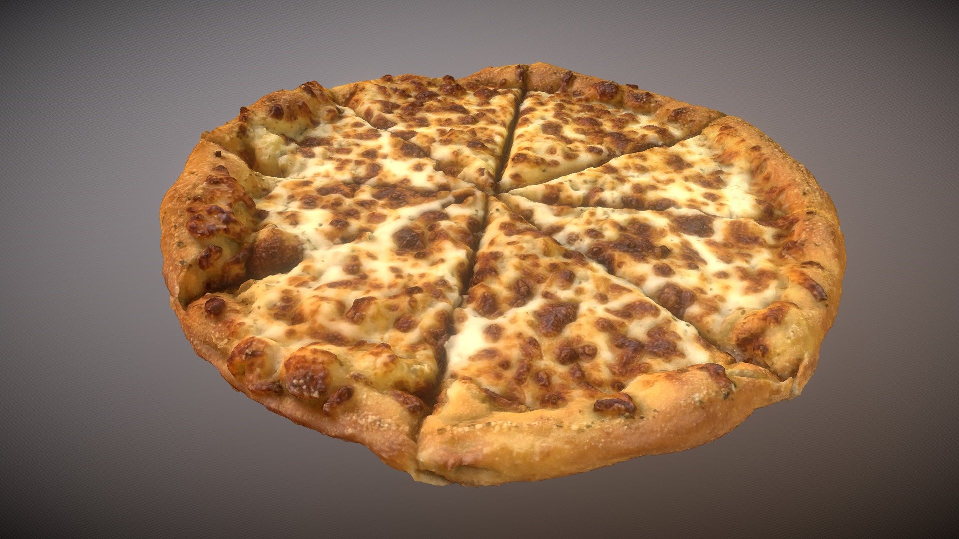 Physically scanned Pizza (High-Res) - 3D model by The Alkemist 3 ...