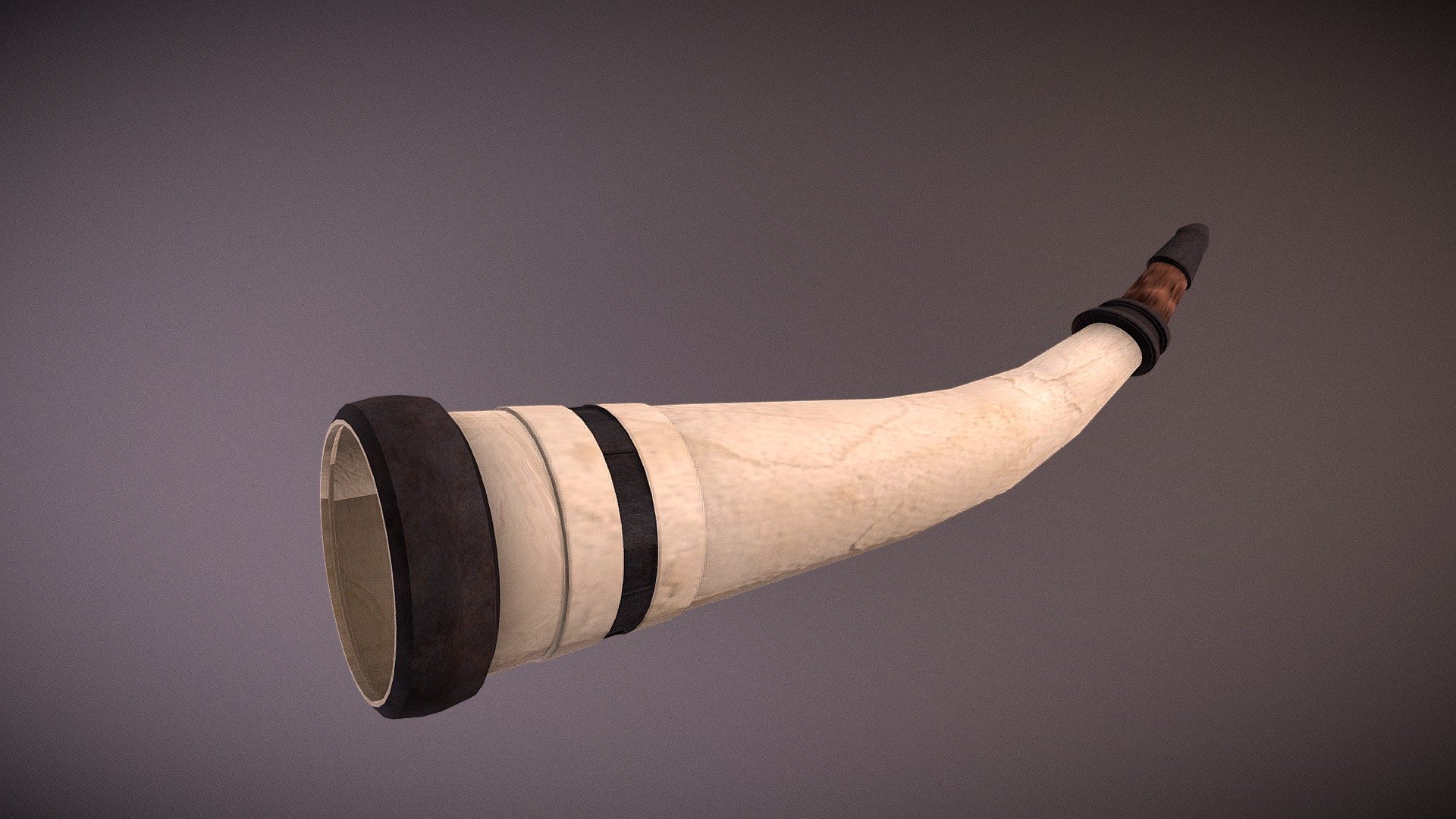 Ivory Horn - Download Free 3D model by Yanez Designs (@Yanez-Designs ...