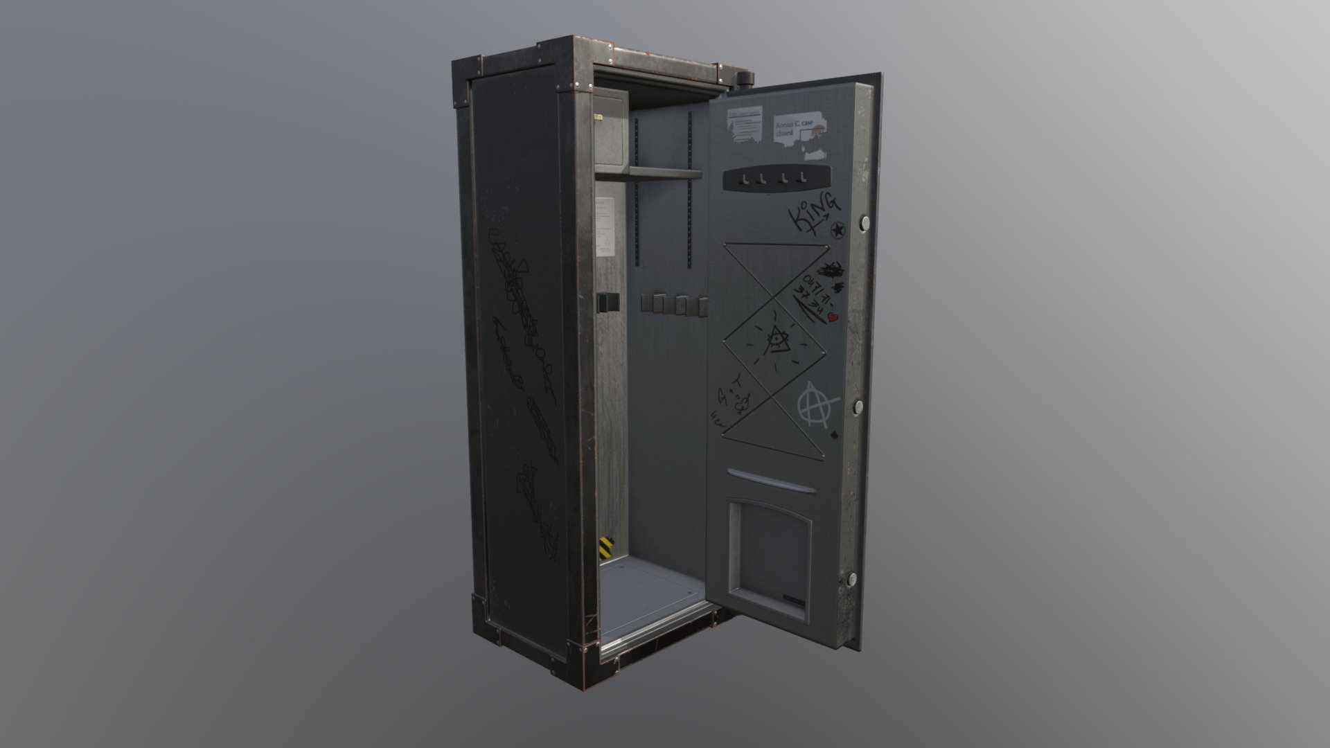 Gun/weapon safe Agathe Boudry - 3D model by AgatheBoudry [97e0271 ...