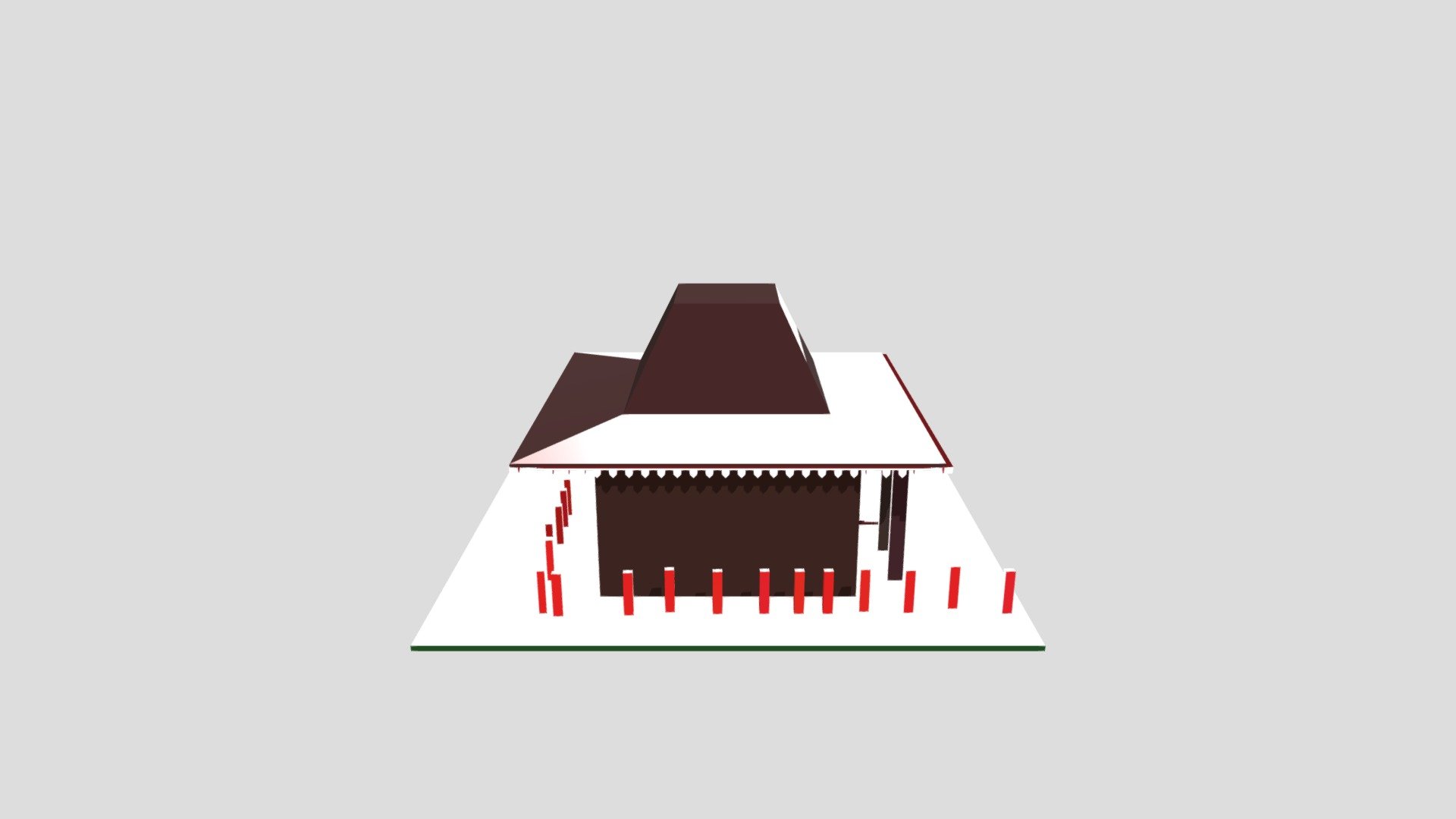 Rumah Adat Joglo Zoro - 3D model by zdn21.20008 [97e0cdd] - Sketchfab