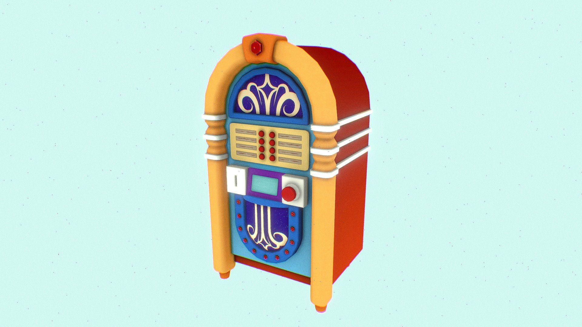 Vintage Stylized Jukebox - 3D model by CHAOSRU (@chaosru_jp) [97e1264] - Sketchfab
