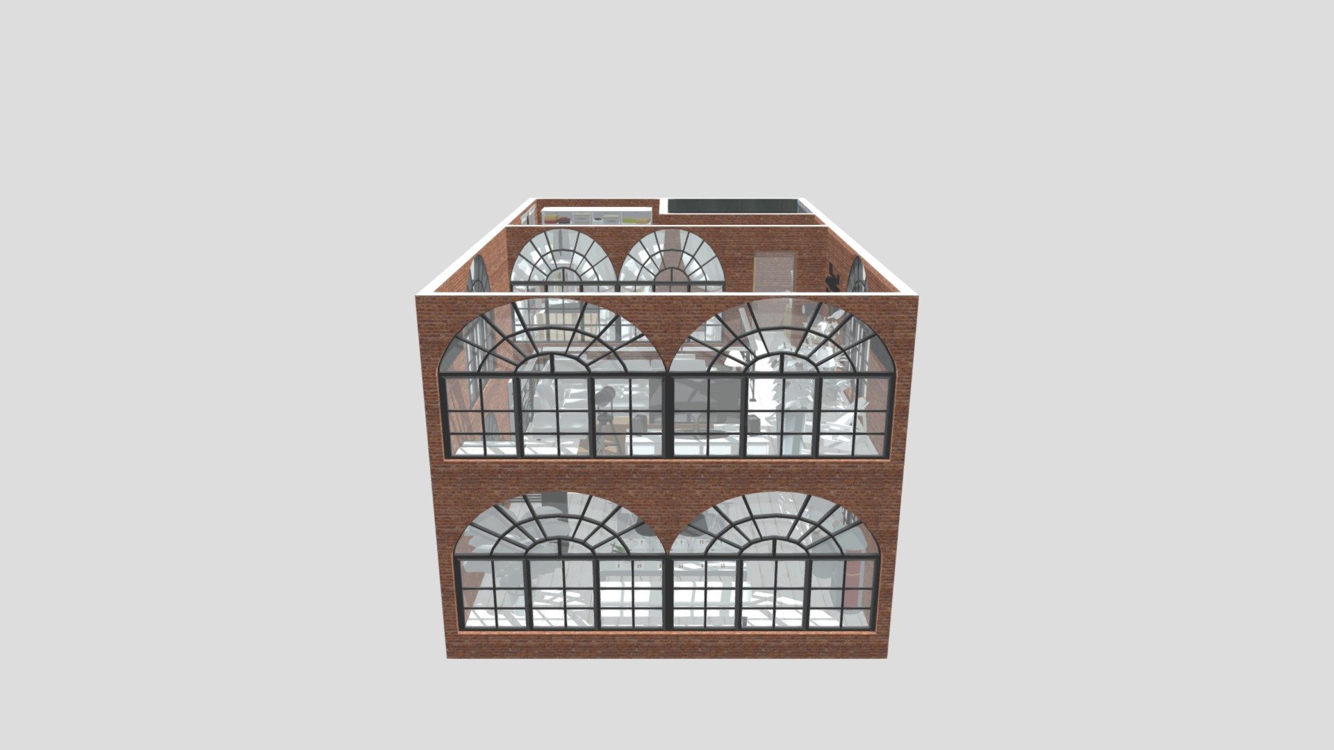 Loft - 3D model by Home Design 3D (@homedesign3d) [97e1698] - Sketchfab