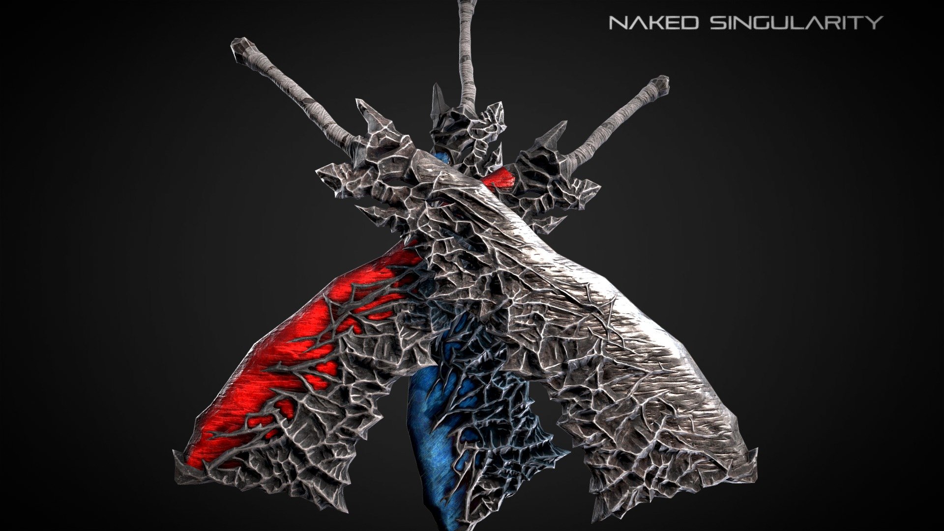 Blood Stone Great Sword | Dark fantasy sword - Buy Royalty Free 3D model by Naked Singularity ...