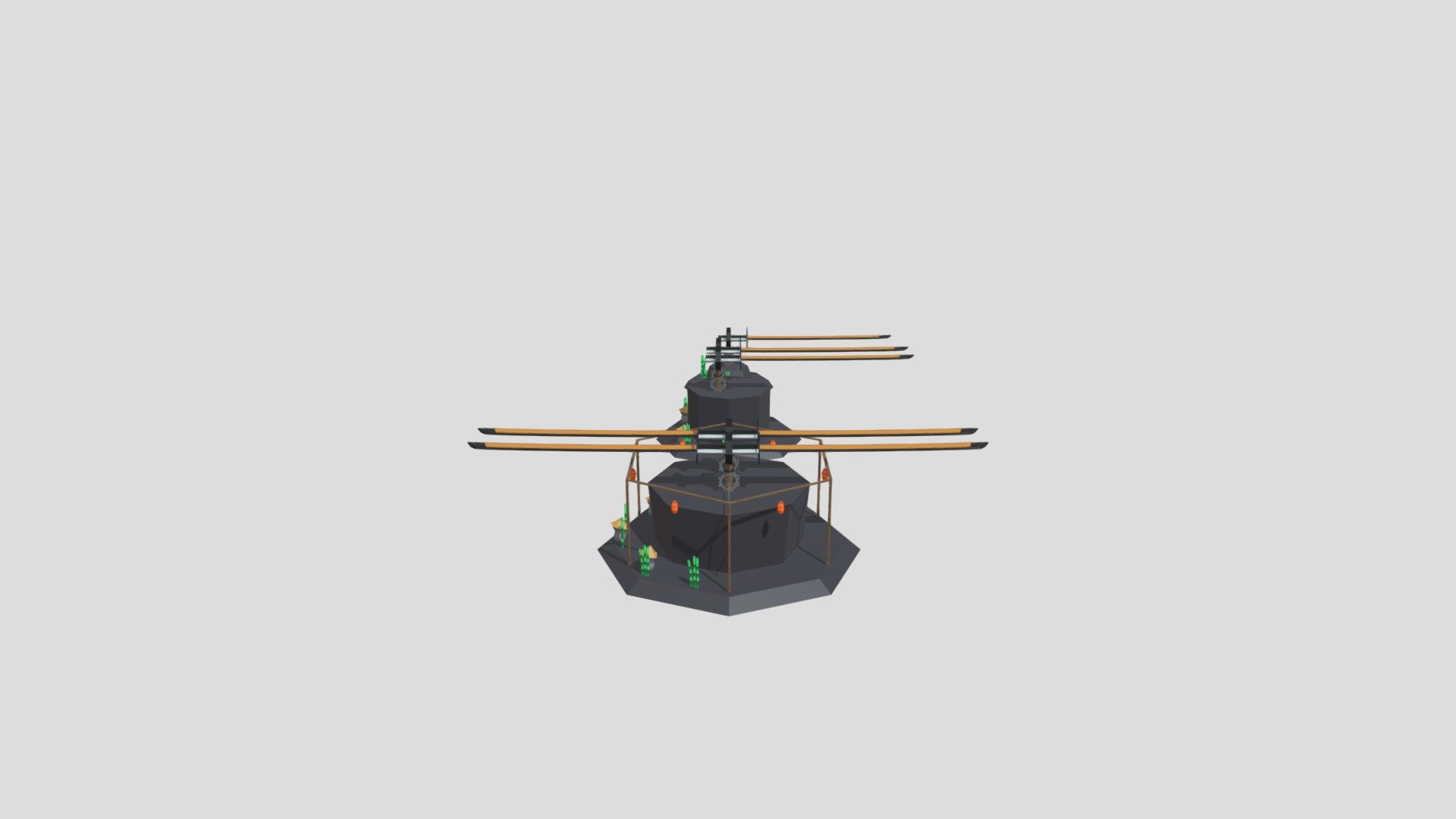 Sword tower - Download Free 3D model by Kleuber Cardoso (@Kleuber ...