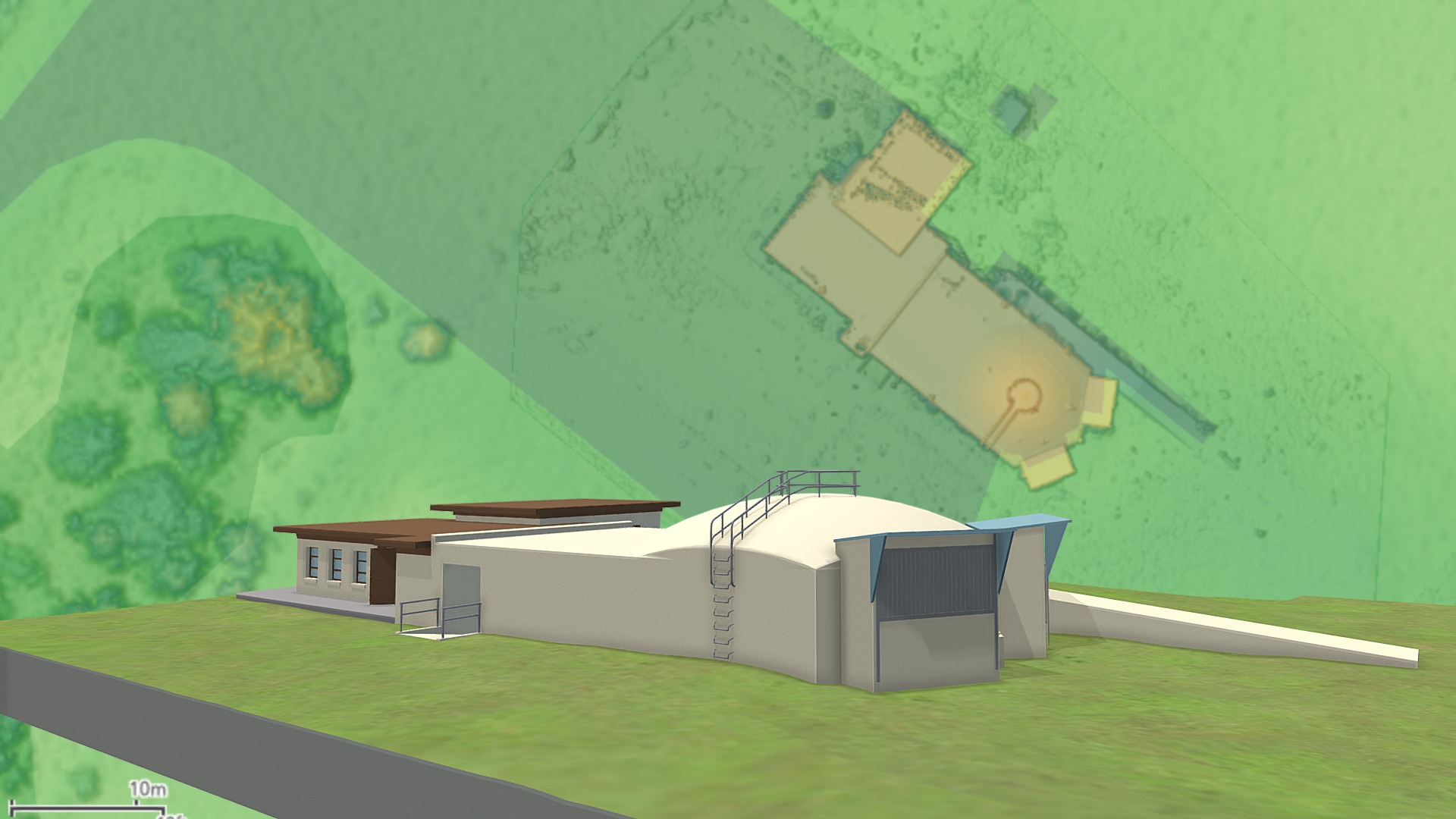 Blockhouse at Launch Complex 3 & 4 - 3D model by University of South ...