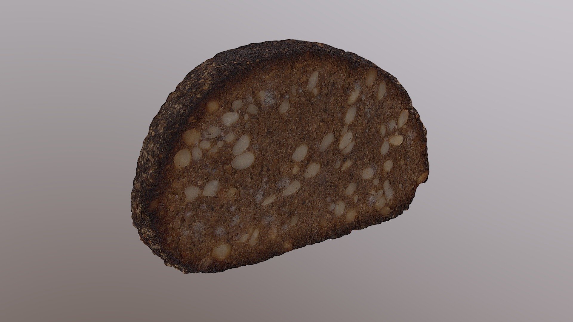 Black bread with sun flower seeds and mold - Download Free 3D model by ...