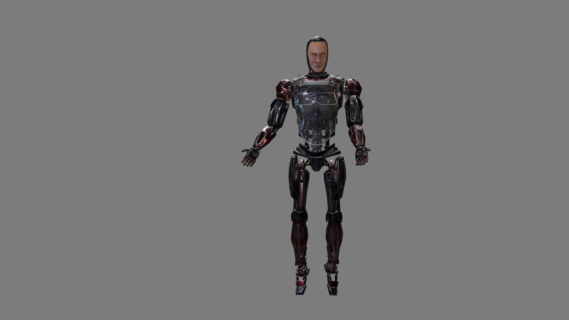 Cyborg 3D - 3D model by PolTaug [97e3d31] - Sketchfab
