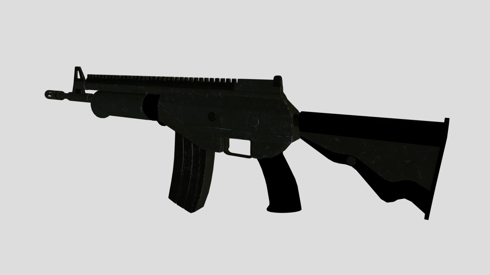 FBX Rifle Asalto - Download Free 3D model by ProyectoWiwi [97e6cd8 ...
