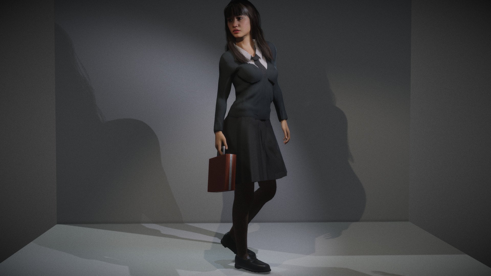 University Student 01 - Buy Royalty Free 3D model by Cg Stuff (@bokeh ...