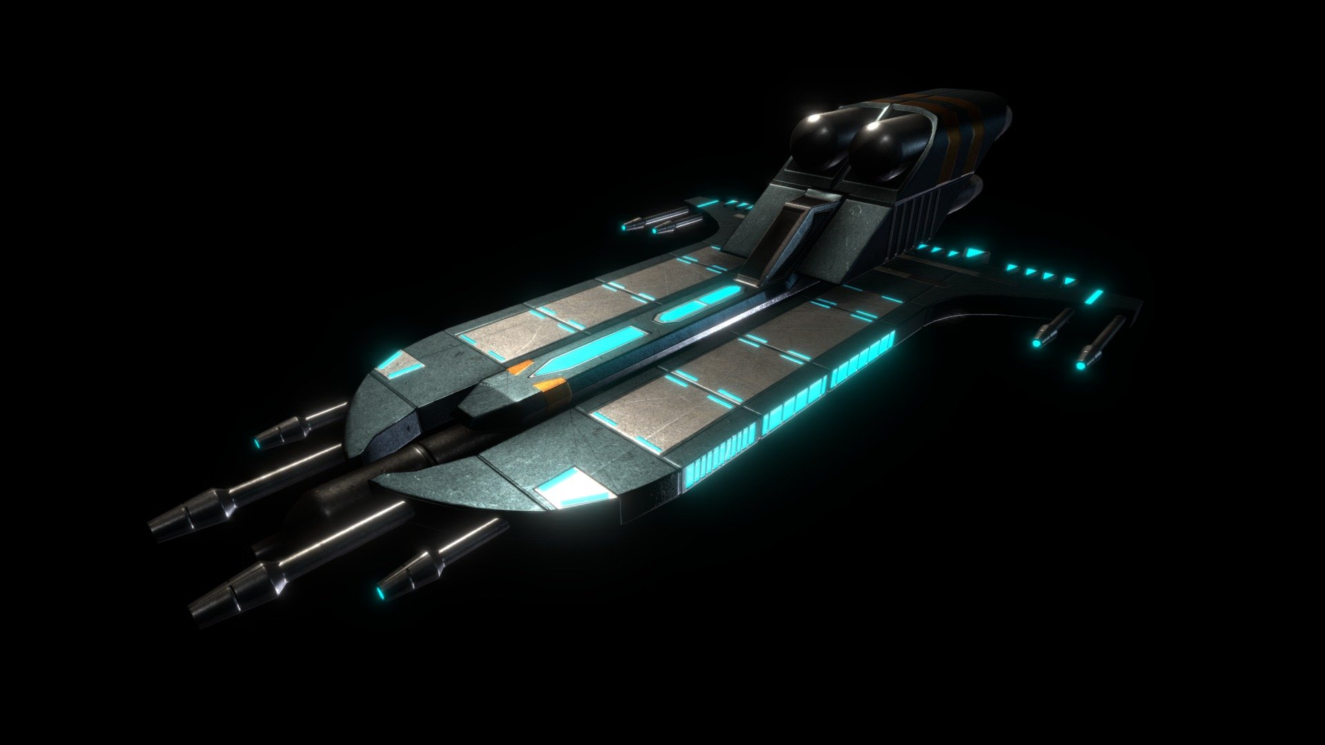 (Cruiser) Interplanetary Spaceship - 3D model by CitadelLab [97e8b8c ...