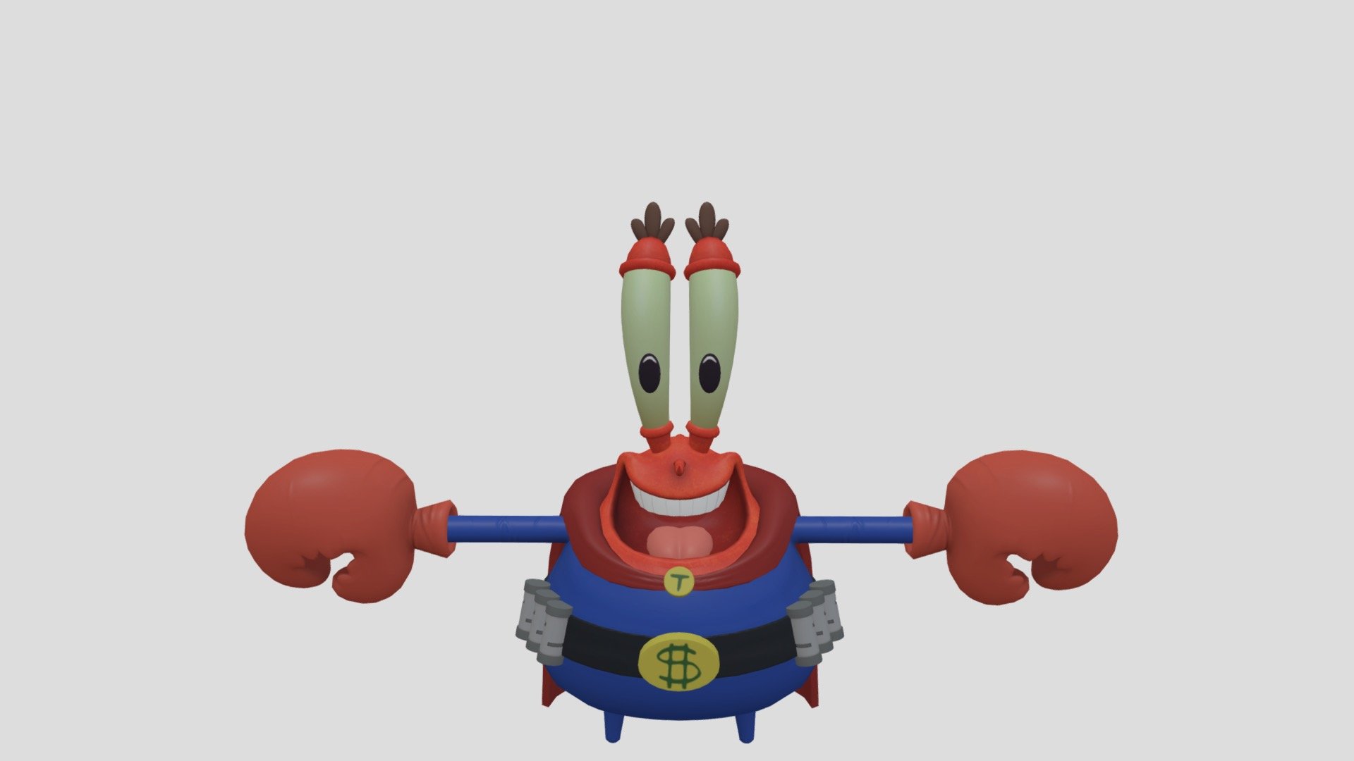 Nasb2 - Mr Krabs Costume 03 - Download Free 3D model by SMF Friends Fan ...