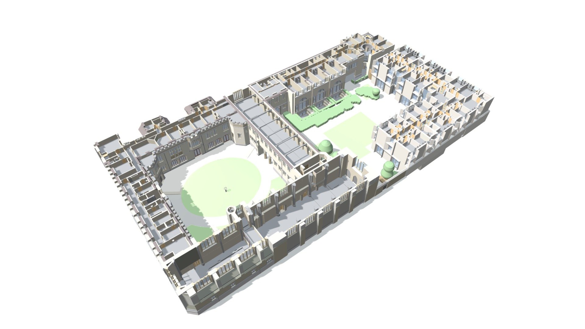 St Cross College - 3D Building Model (H,C) 2 - 3D model by SIAD Studio ...