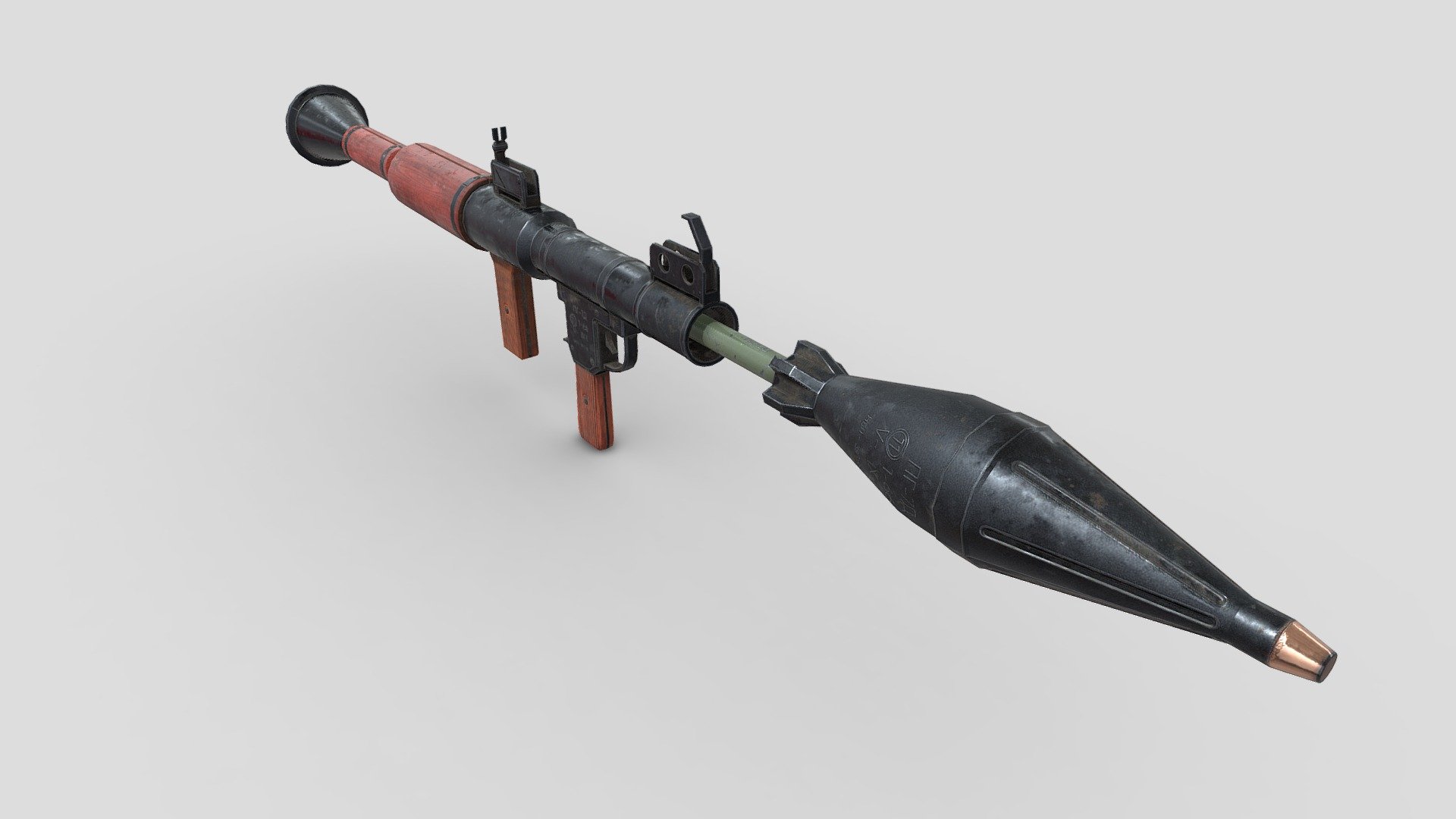 RPG 7 lowpoly game ready model - Download Free 3D model by creosine ...