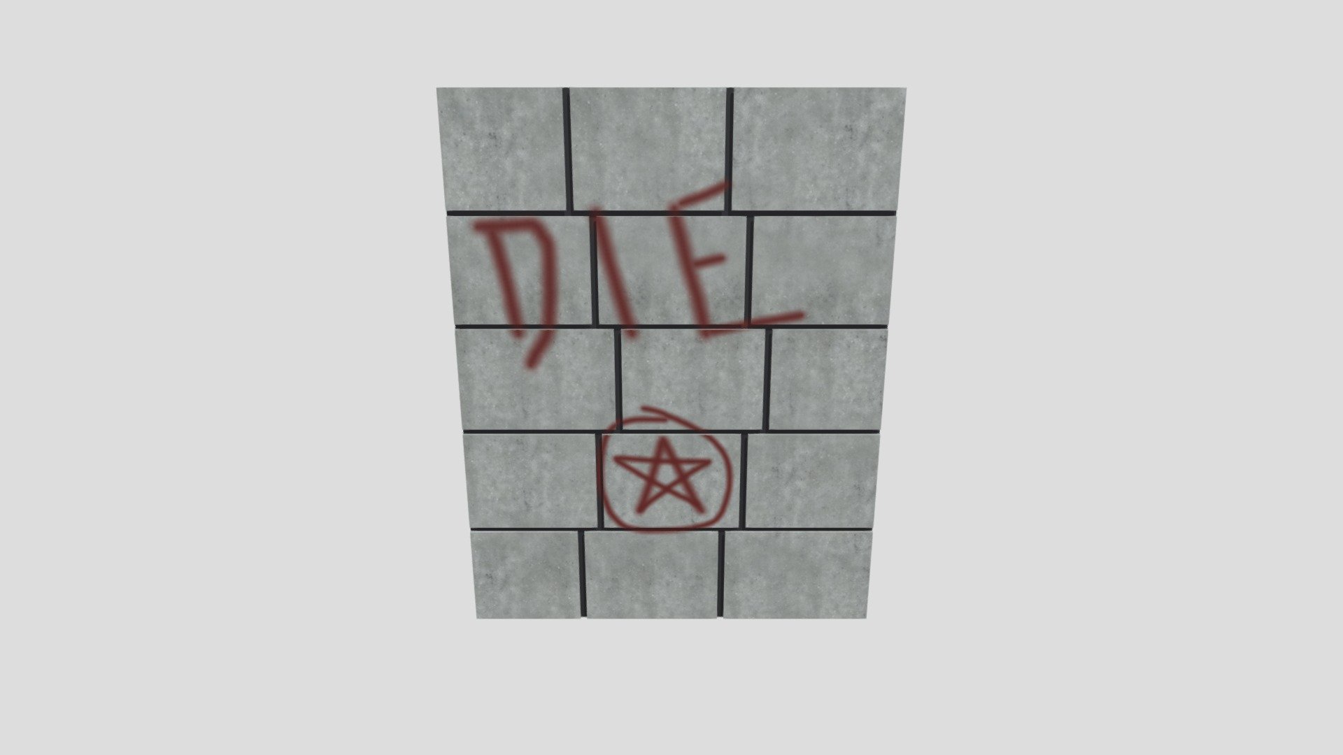 Wall (DIE) - Download Free 3D model by ColinCharleson [97ec7fd] - Sketchfab
