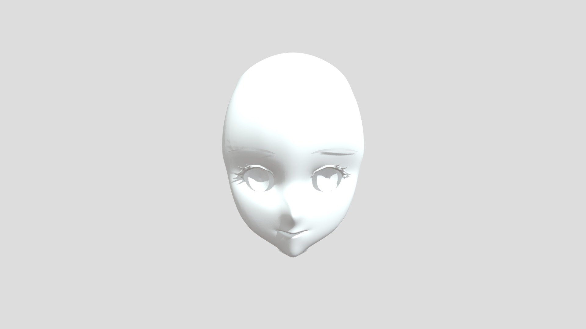 Anime Head - 3D model by dmul (@dmul7) [97ed8b8] - Sketchfab