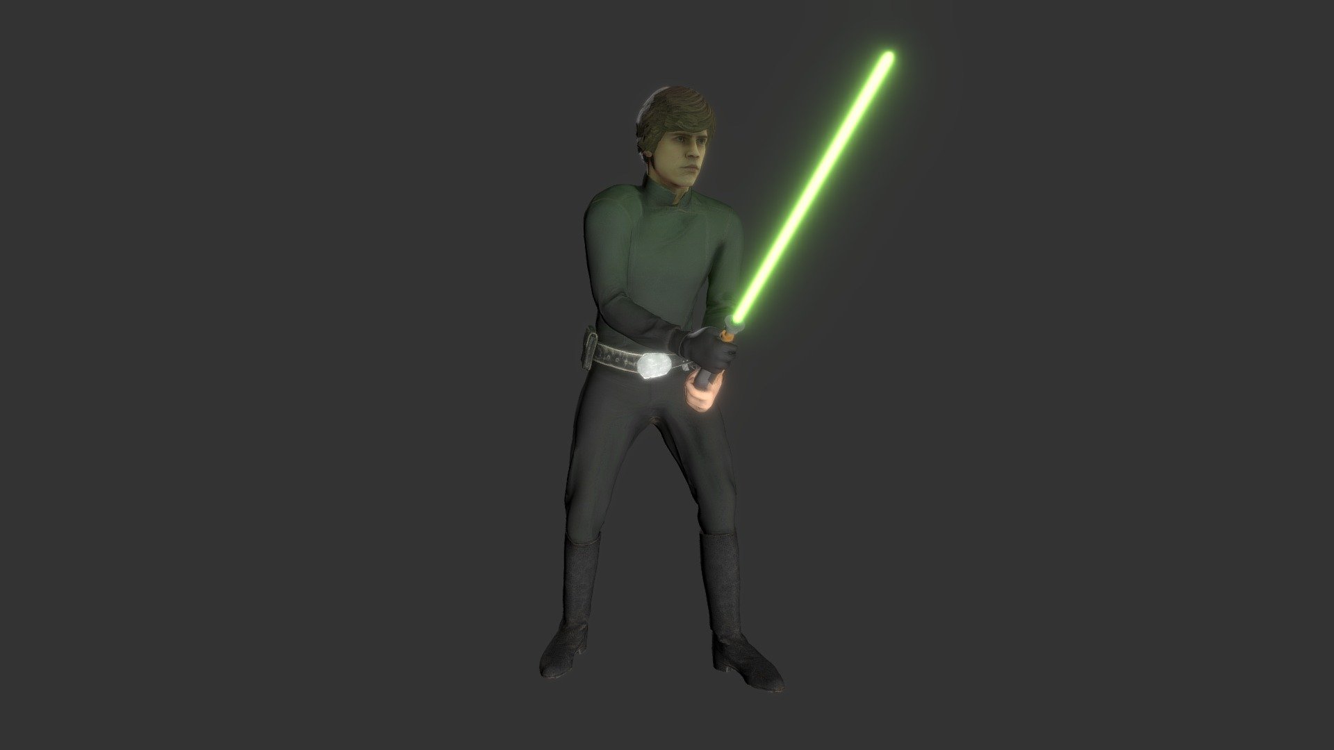 Luke Skywalker (Return of The Jedi) - 3D model by Mind Mulch for The ...