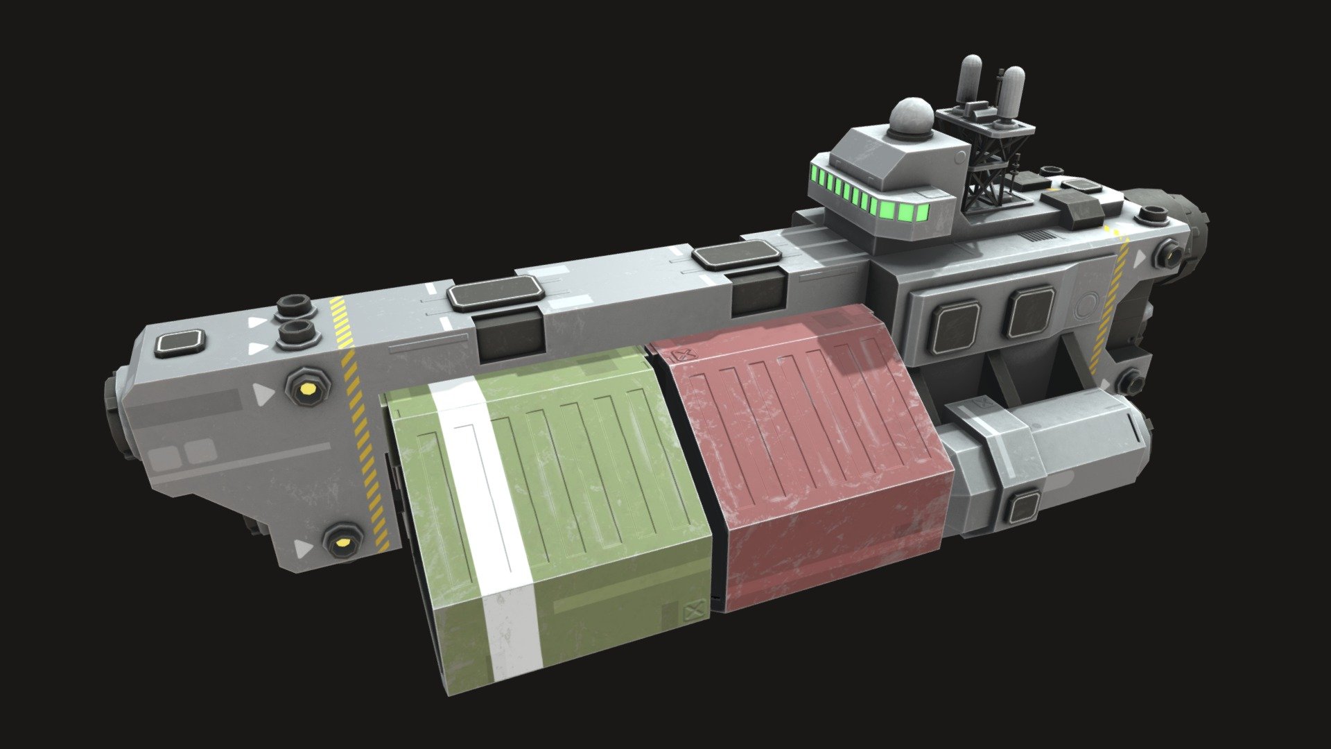 Soteria Armed Freighter - 3D model by Gwyvern [97f4c5e] - Sketchfab