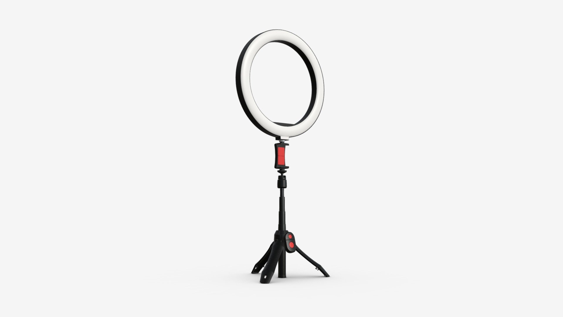 Live streaming tripod with lamp 02 - Buy Royalty Free 3D model by ...