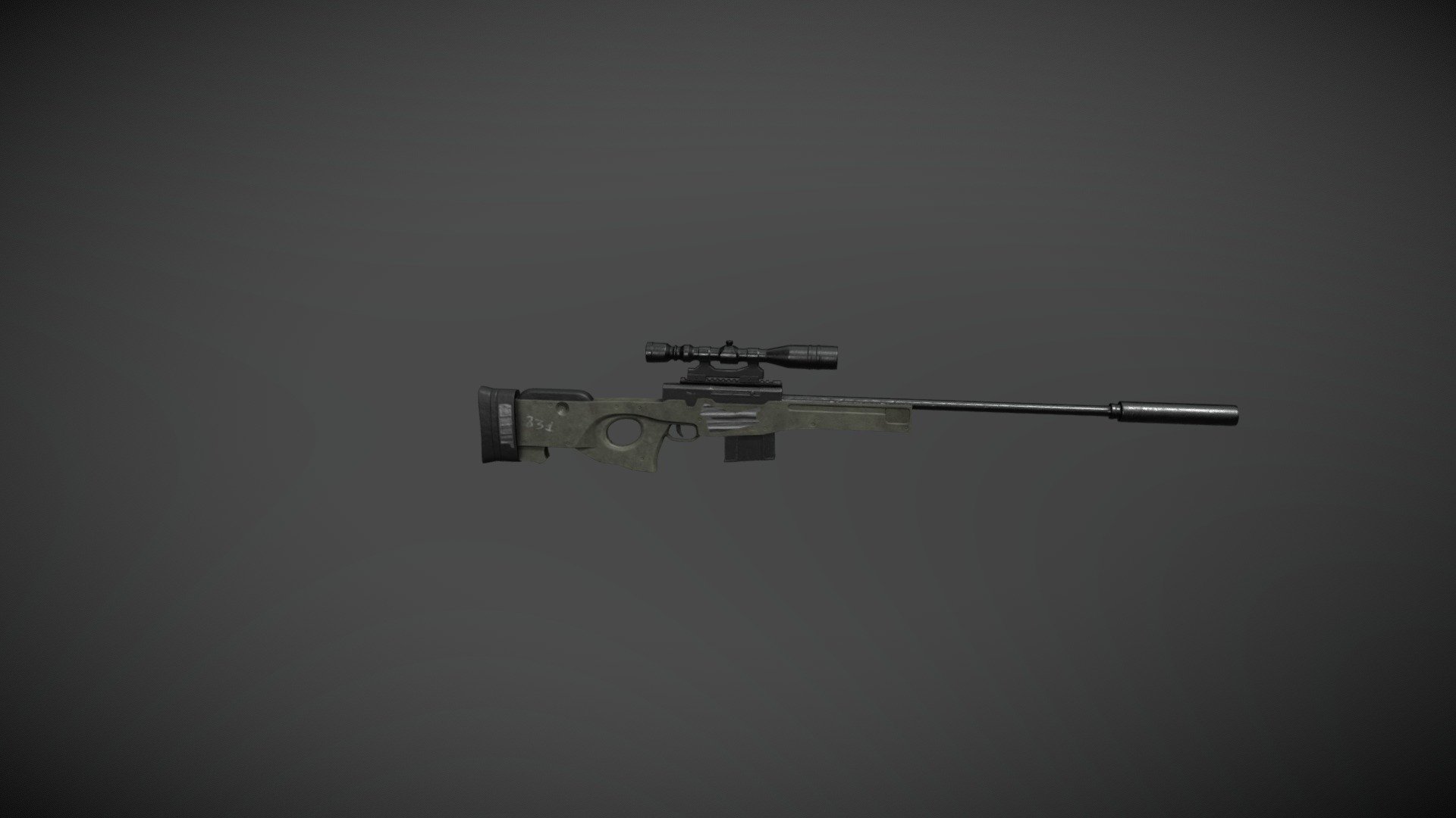 L96A1 Sniper Rifle - 3D model by KainIronmonger (@KainIronmongerUK ...