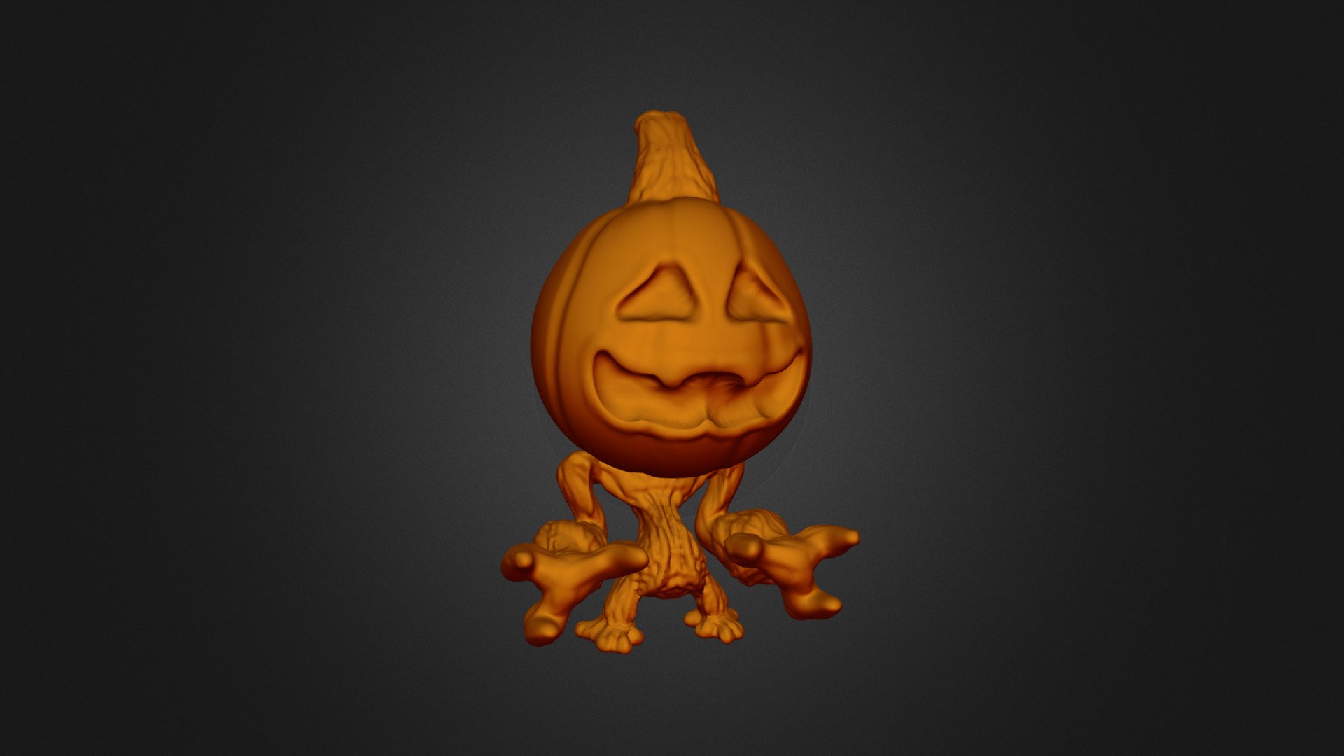 Pumpkin v1 - 3D model by hank D (@hankd) [97f90ef] - Sketchfab