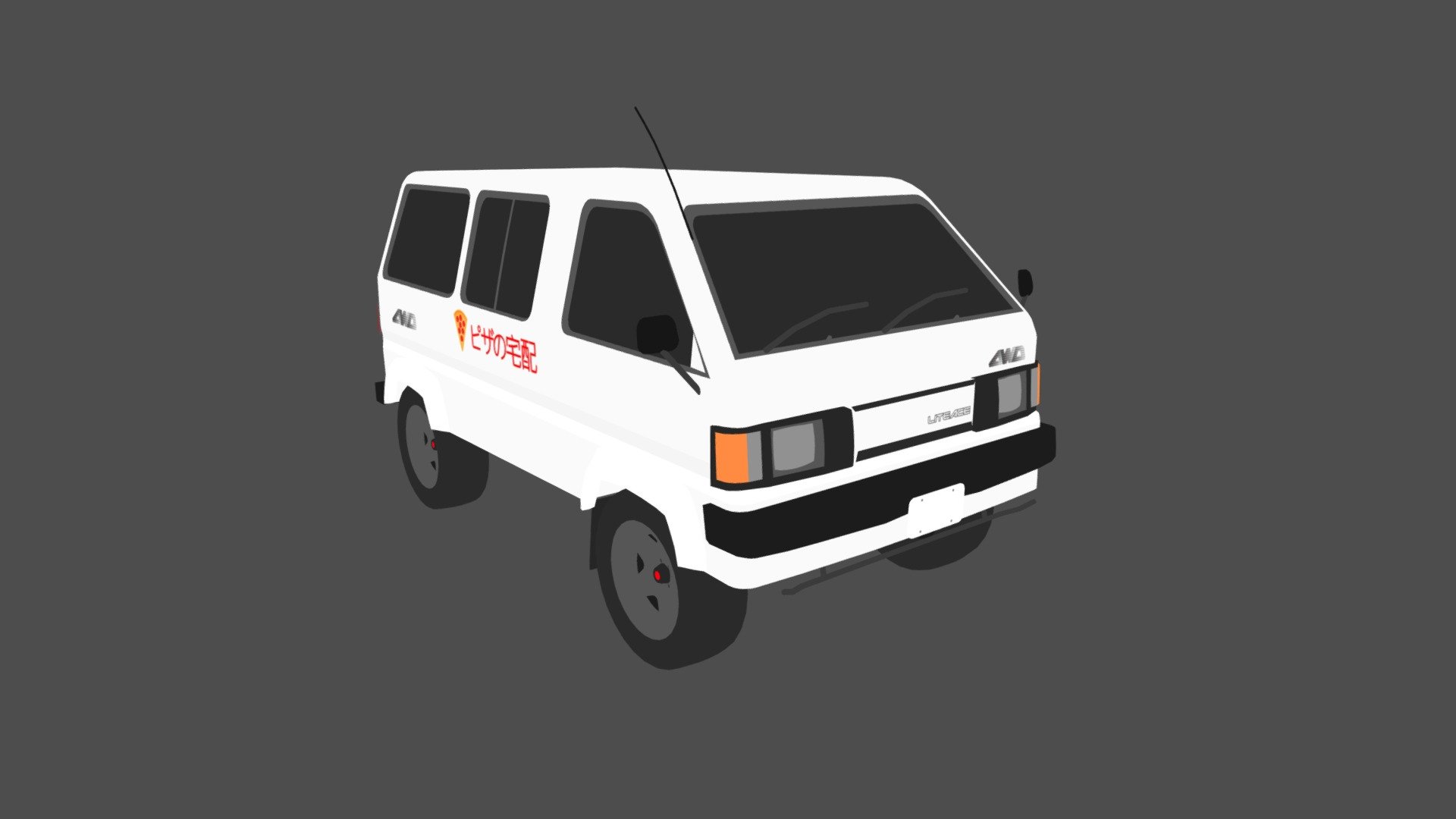 Toyota LiteAce - 3D model by emilgora [97f9972] - Sketchfab
