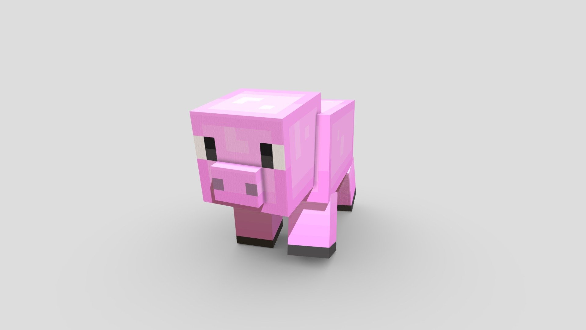 Minecraft Pig - Download Free 3D model by GoodVessel92551 [97f9e6b ...