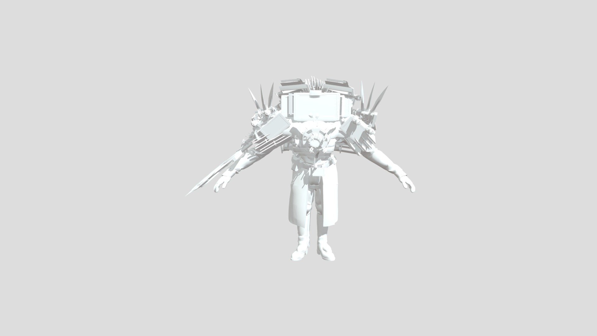 titan tv man but free - Download Free 3D model by ASP ...