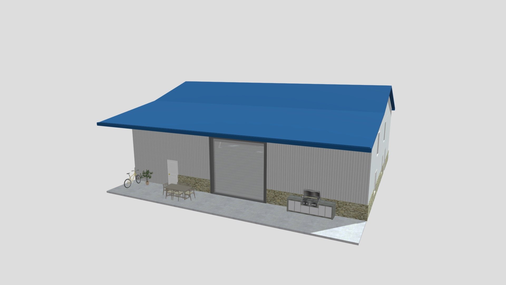 Dormitory Exterior Only - 3D model by belmontguy [97fd12a] - Sketchfab