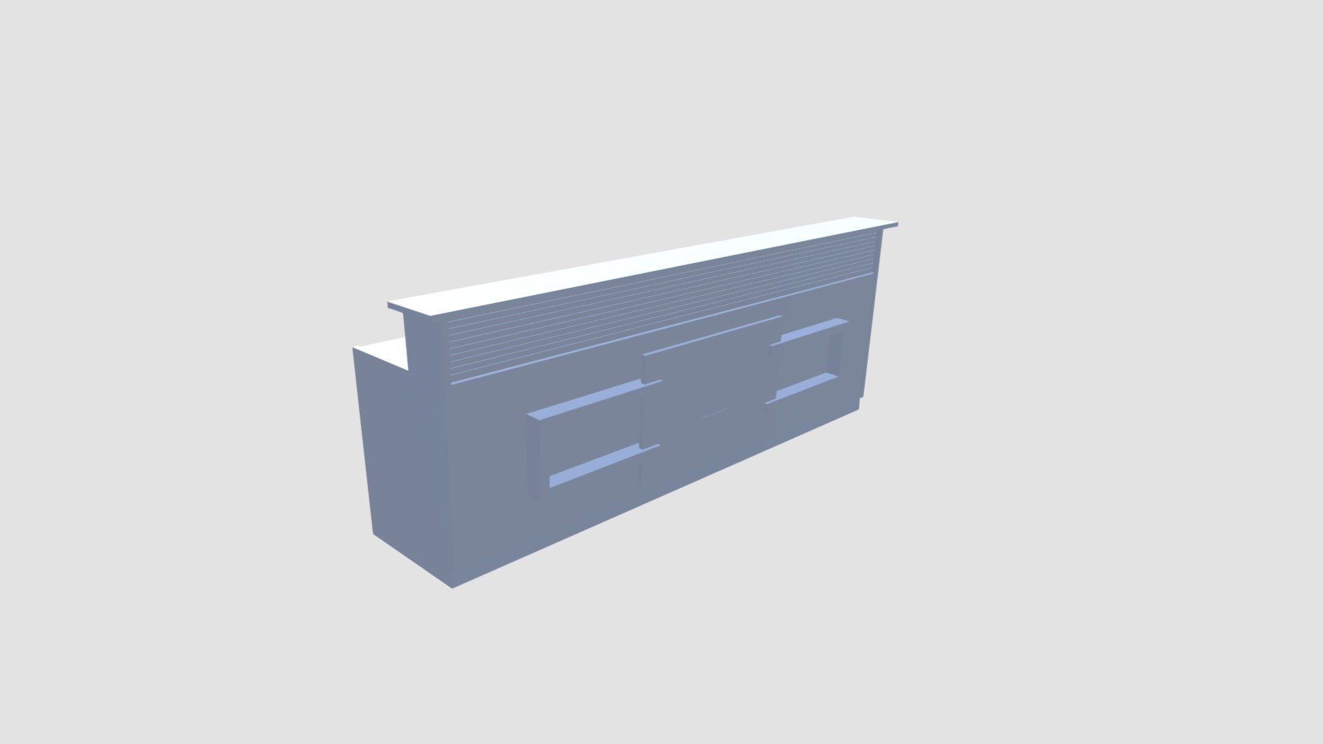 reception desk - Buy Royalty Free 3D model by Evermotion [97ff15e ...