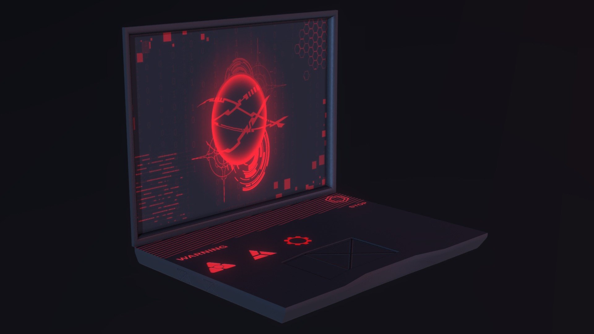 Red_Emissive_Minimal_Computer - Download Free 3D model by WeSVa ...