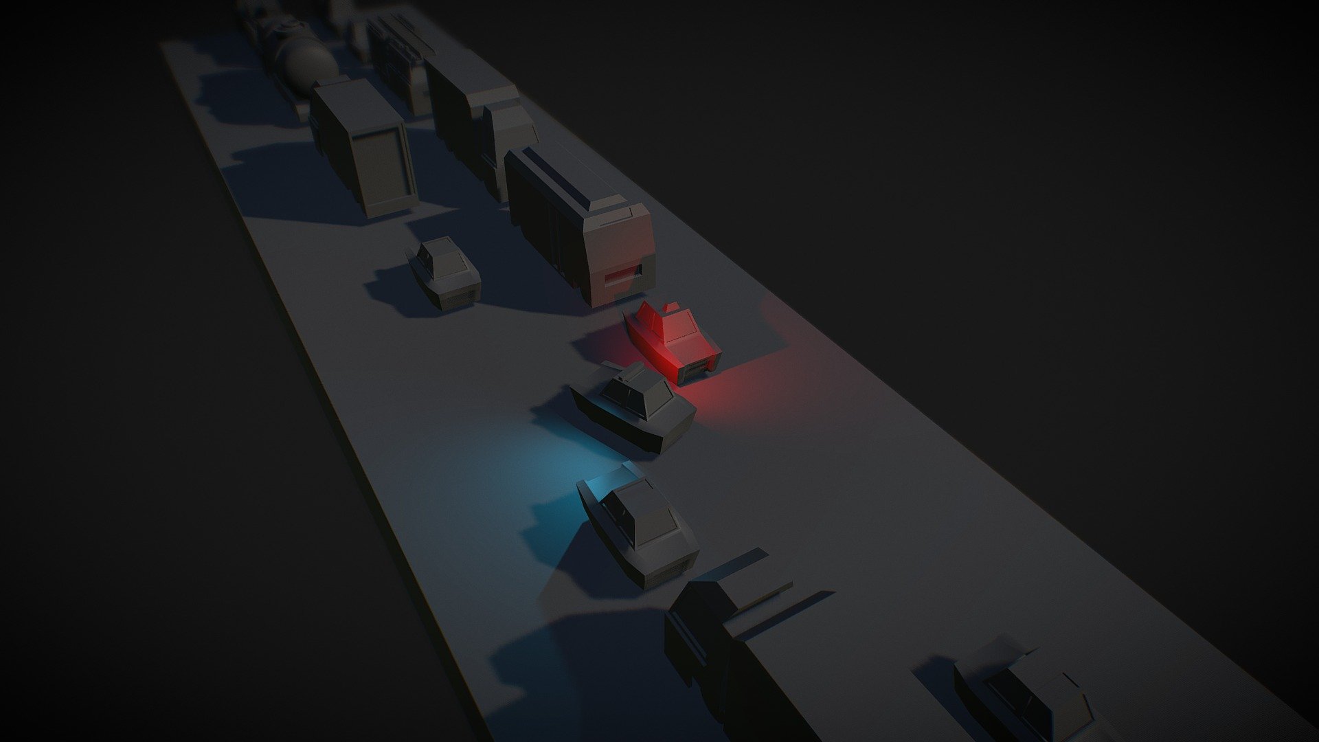 Road Traffic - 3D model by stallfish [9805885] - Sketchfab